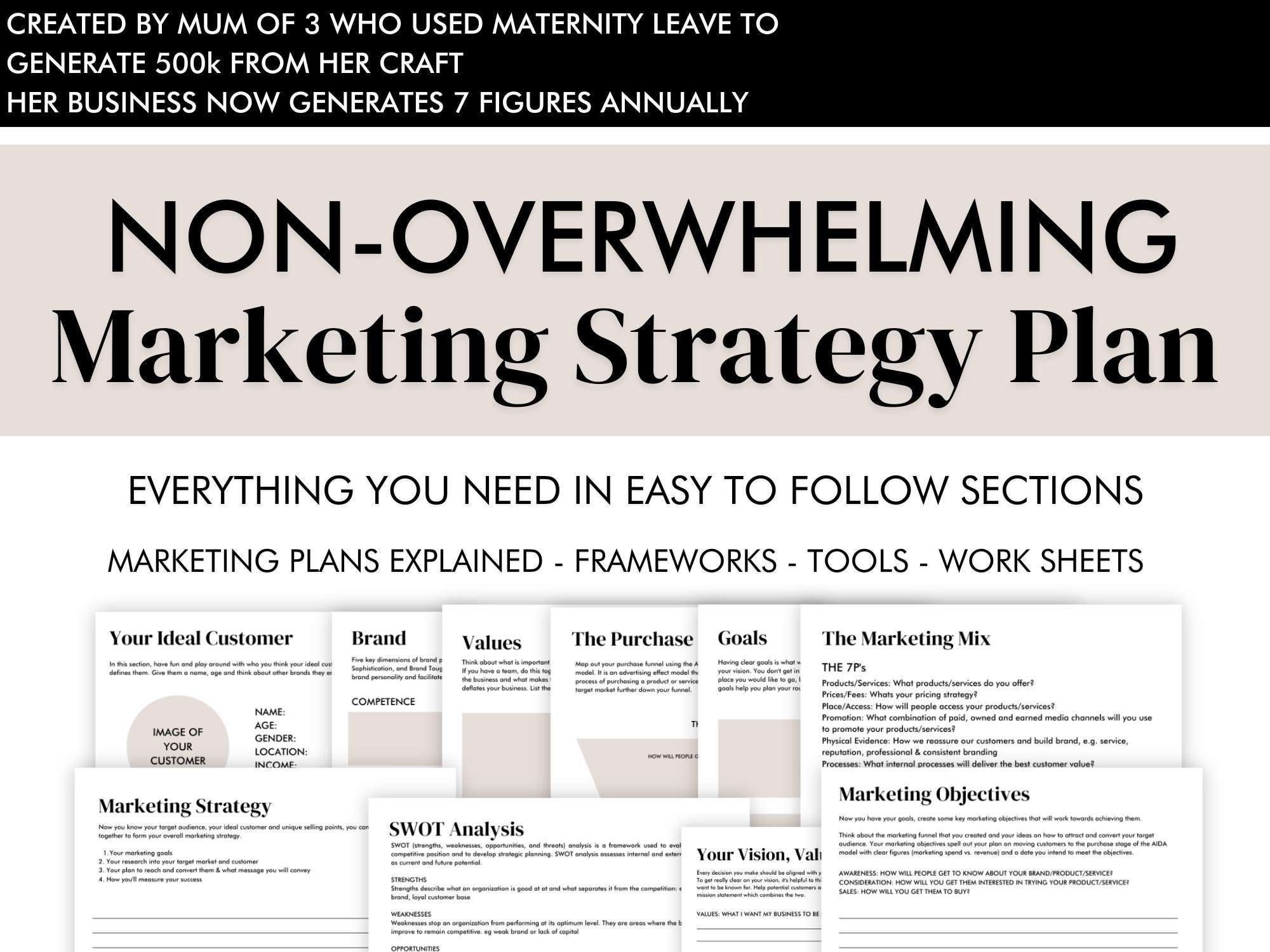 2023 Marketing Plan Template Printable ADHD Business Planner 2023 Marketing Plan Template Printable ADHD Business Planner