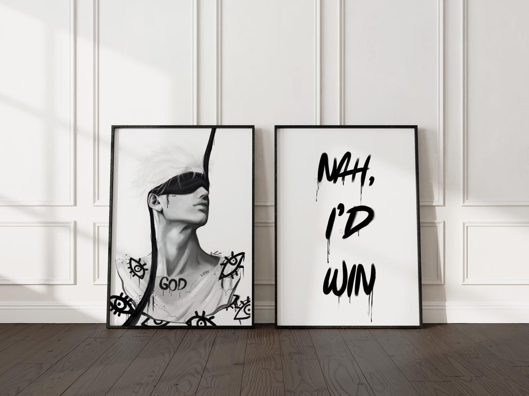 Jujutsu Kaisen | JJK Poster | Satoru Gojo | Anime Art Print | Modern ...