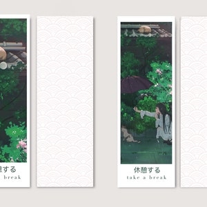 Bookmark Set | Cute Bookmark | Anime Bookmark | Booklover gift | Kawaii ...