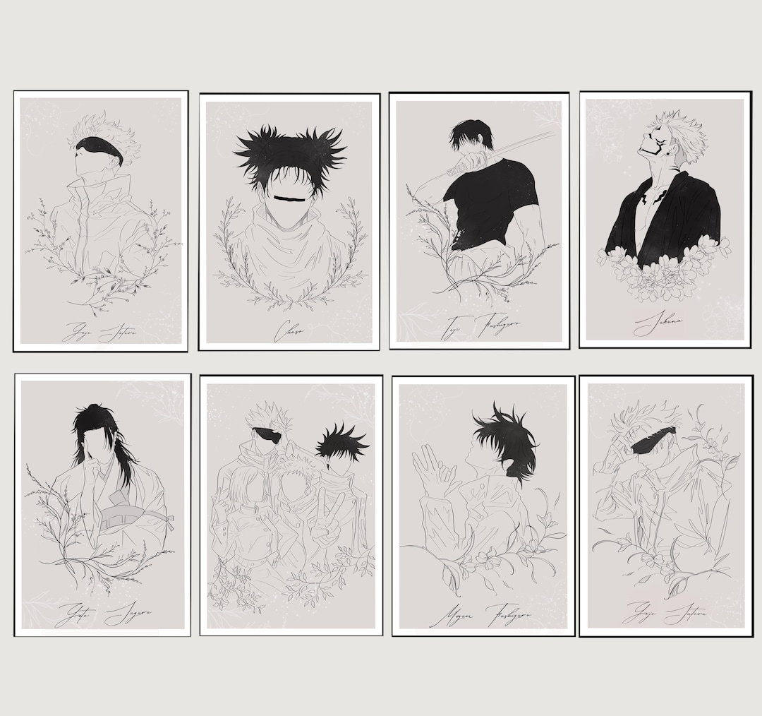 Jujutsu Kaisen | JJK Poster | Sukuna | Satoru Gojo | Anime Poster ...