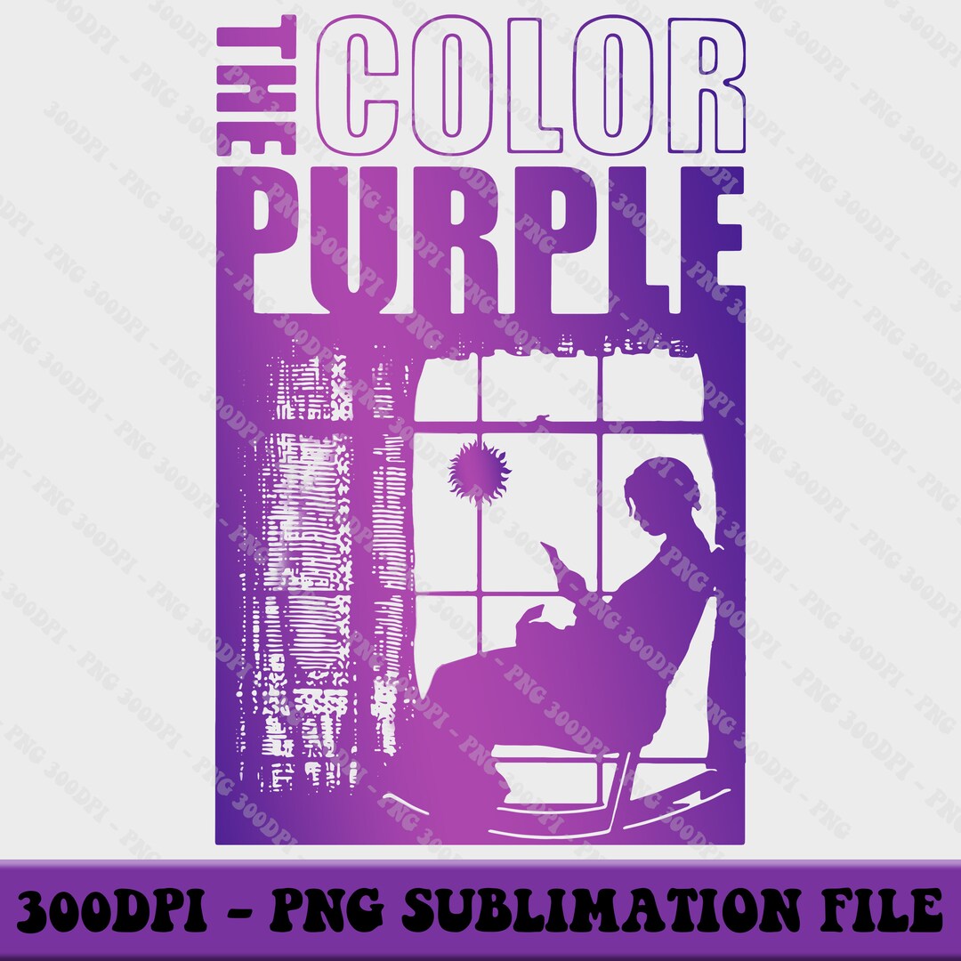 The Color Purple Printable Png, Color Purple Musical 2023 Movie Png ...