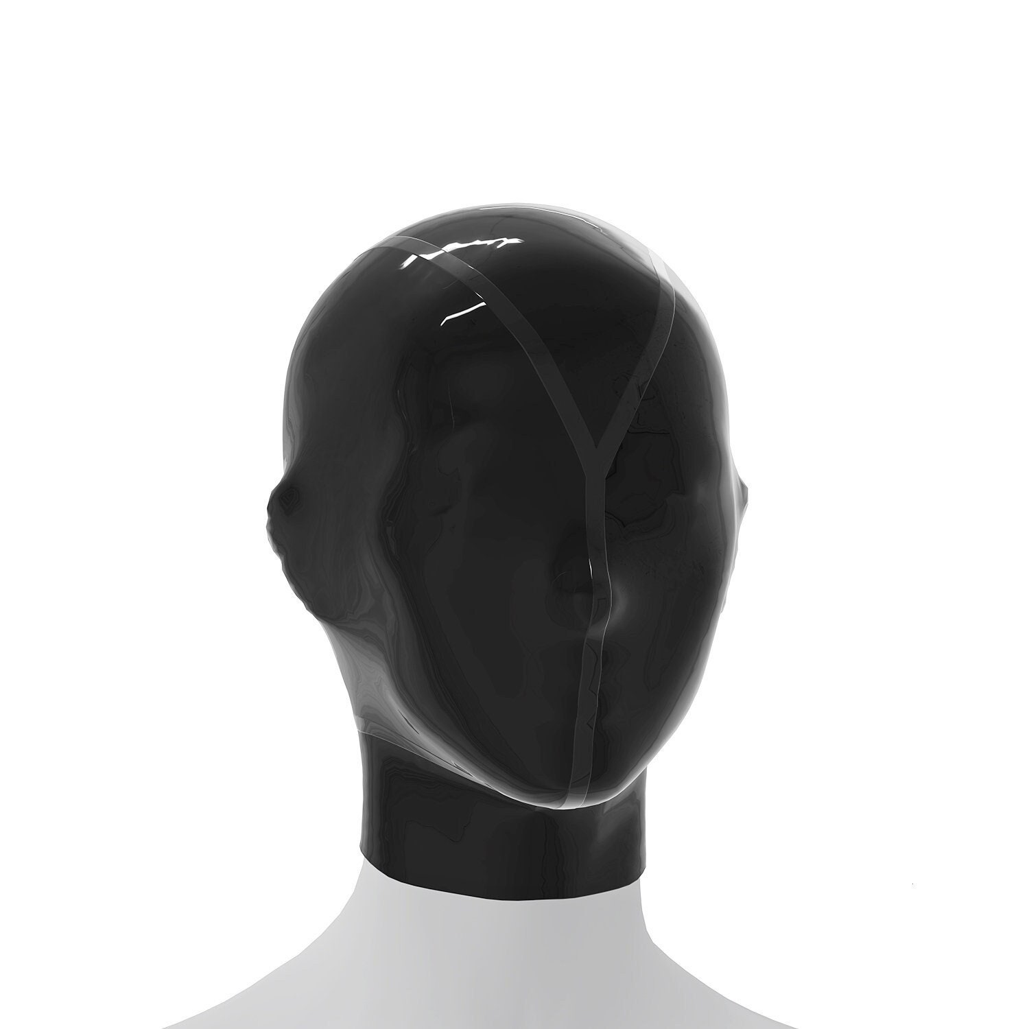 Latex Hood Full Face Hood 04mm Etsy