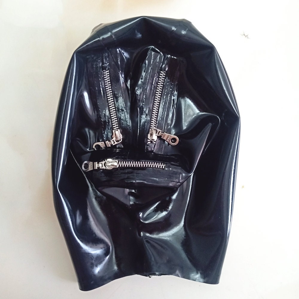 Head Hood With Zipper Zipped Hood Full Face Hood 0.4mm - Etsy