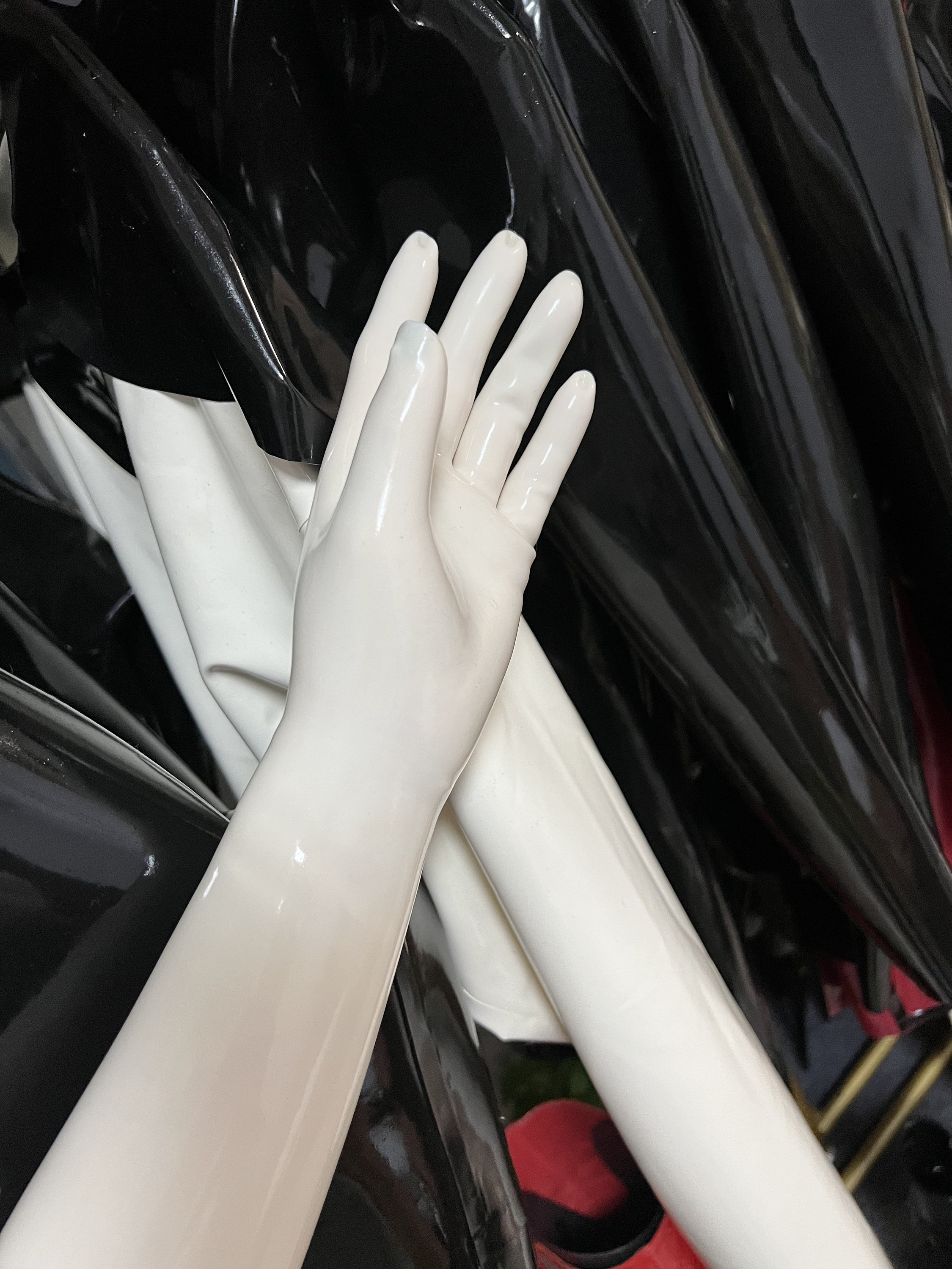 Long Gloves Latex at Lydia Christopher blog