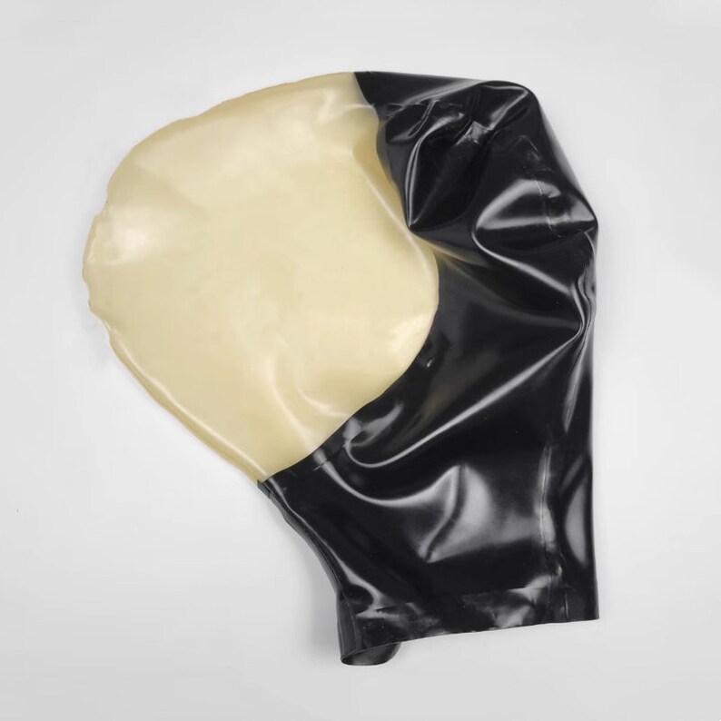 Latex Hood Breath Control Double Style Full Face Hood 0.4mm - Etsy