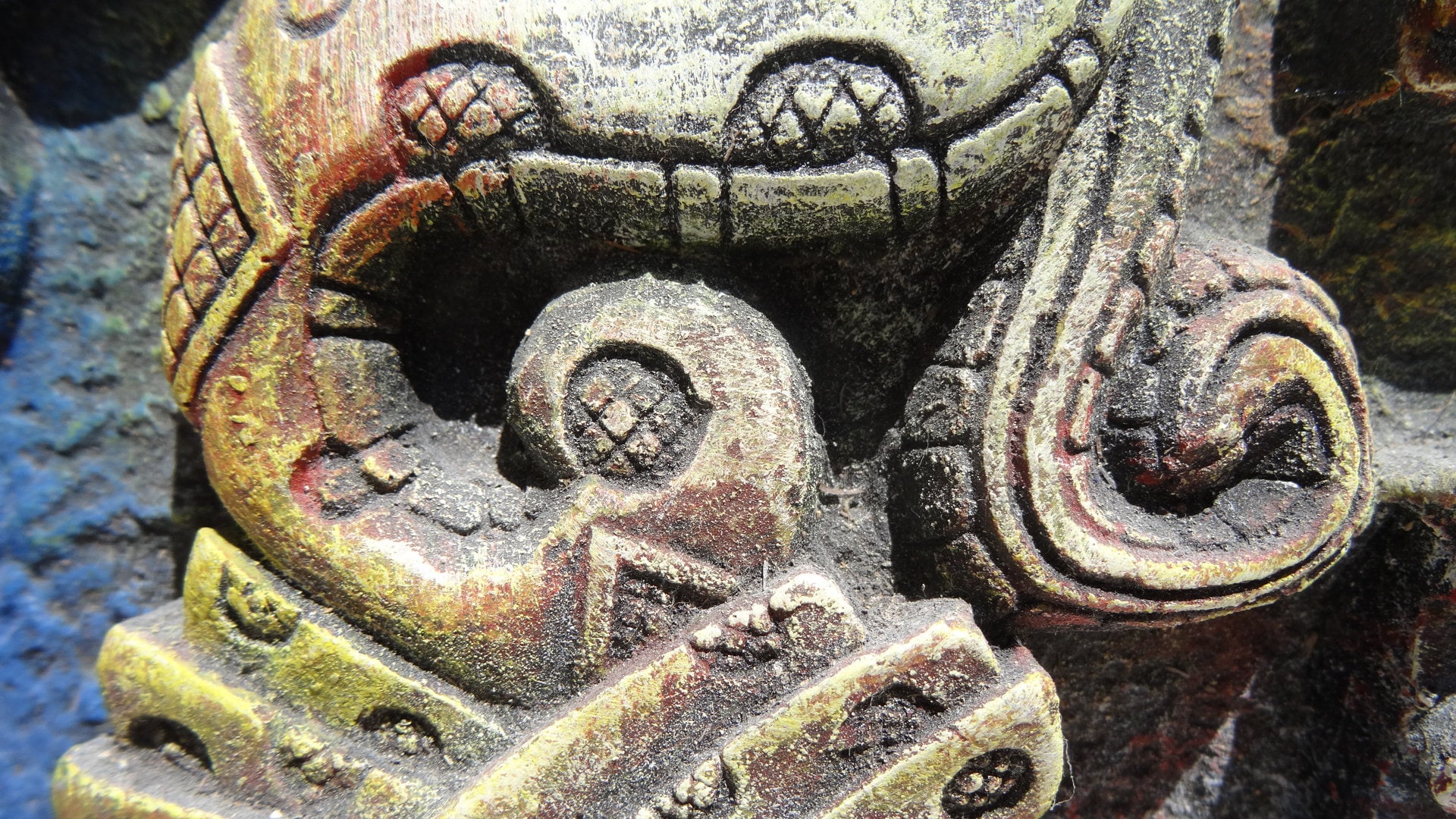 Plaster Bas-relief of the Maya Gods CHAK, Guatemala - Etsy