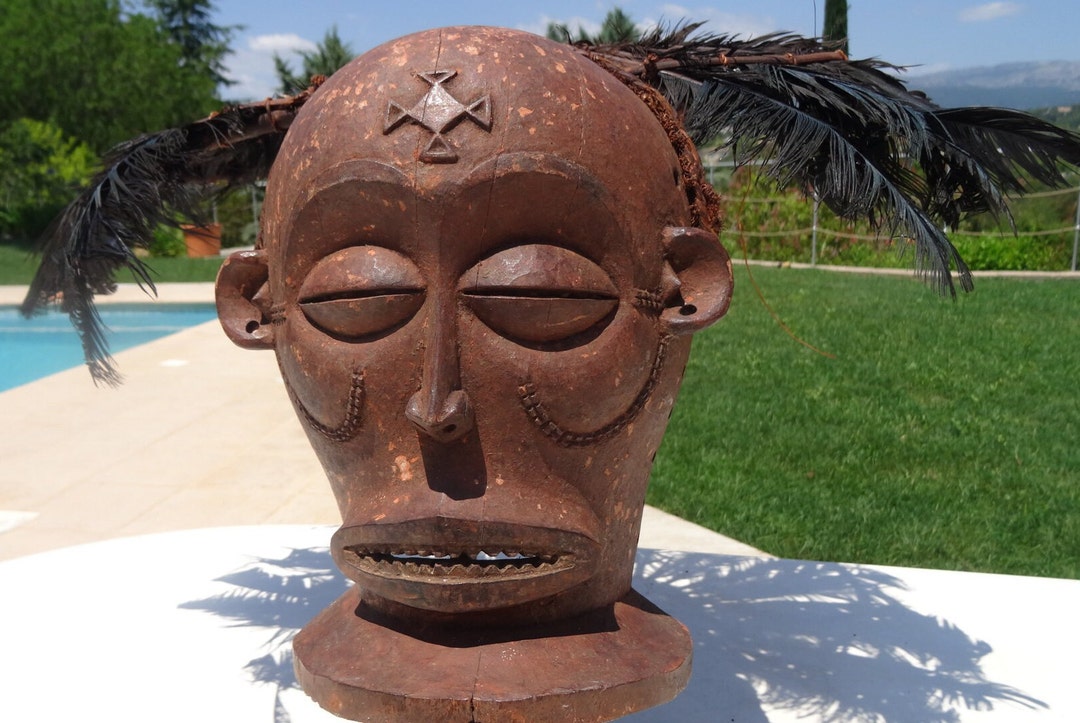 African Mask Chokwé Chihongo, Angola - Etsy