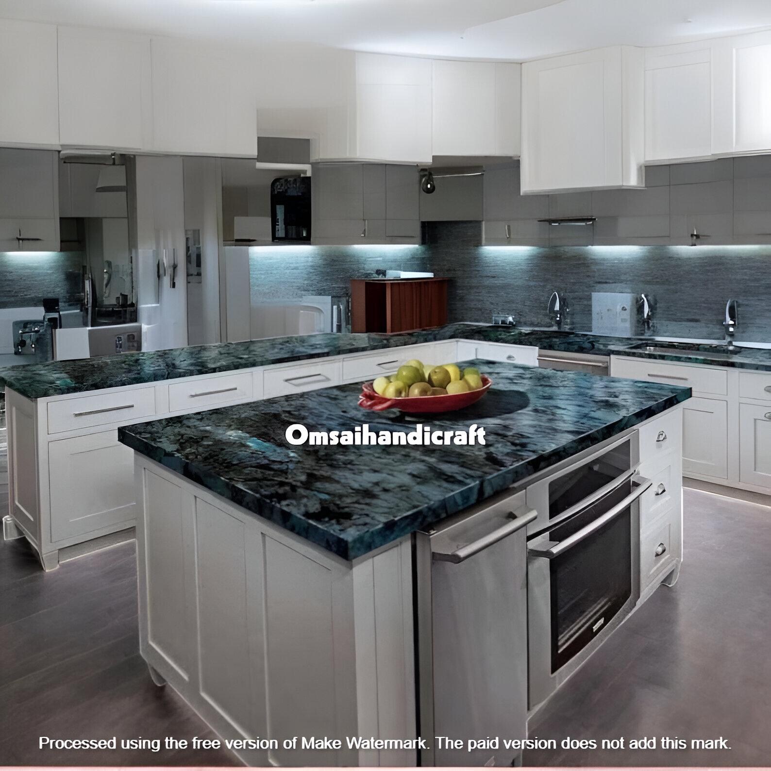 Labradorite Kitchen Slab Natural Stone Countertop, Unique Labradorite ...