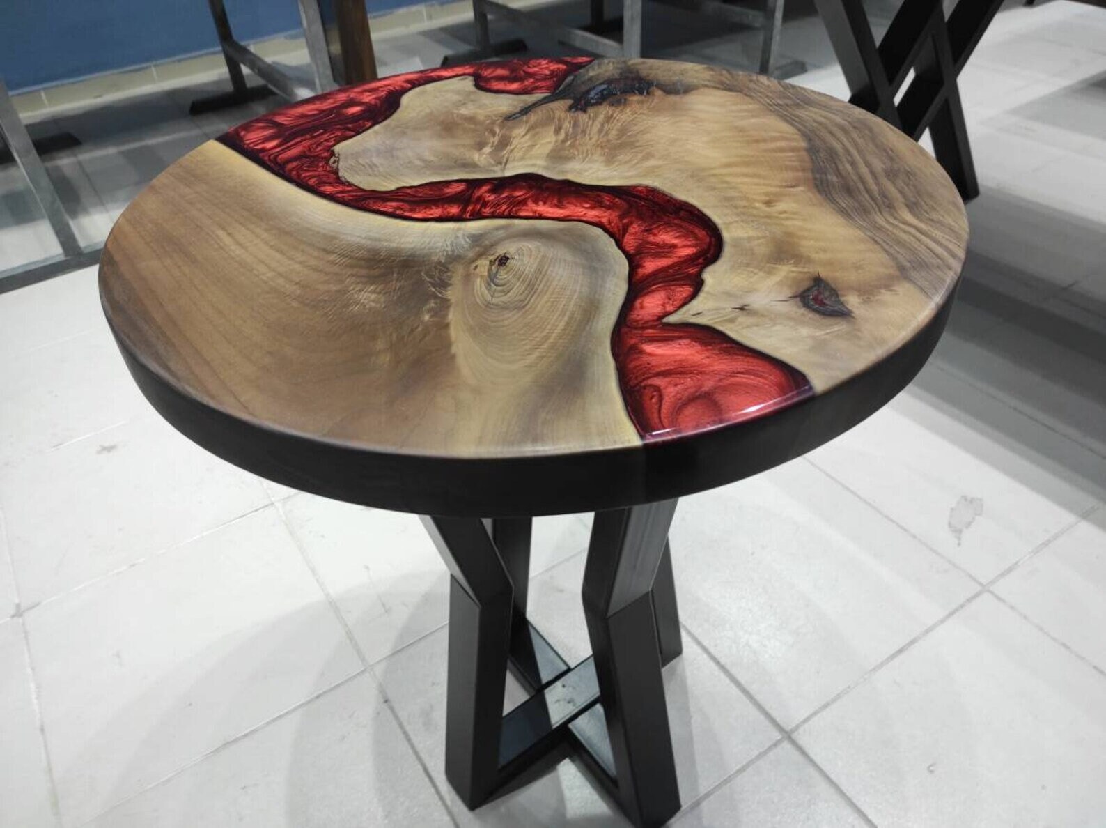 Round Epoxy Table Top, Resin Coffee & Dining Table for Home Decor - Etsy