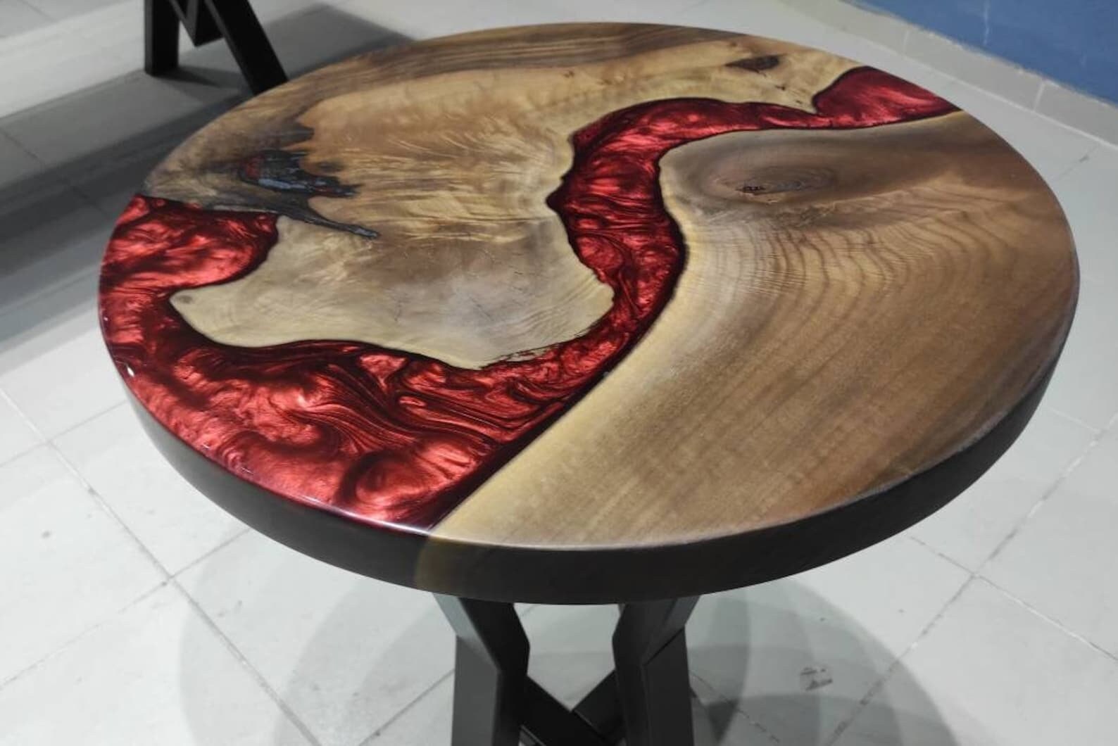 Round Epoxy Table Top, Resin Coffee & Dining Table for Home Decor - Etsy