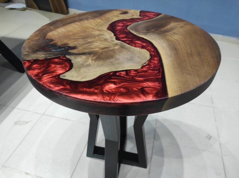 Round Epoxy Table Top, Resin Coffee & Dining Table for Home Decor - Etsy