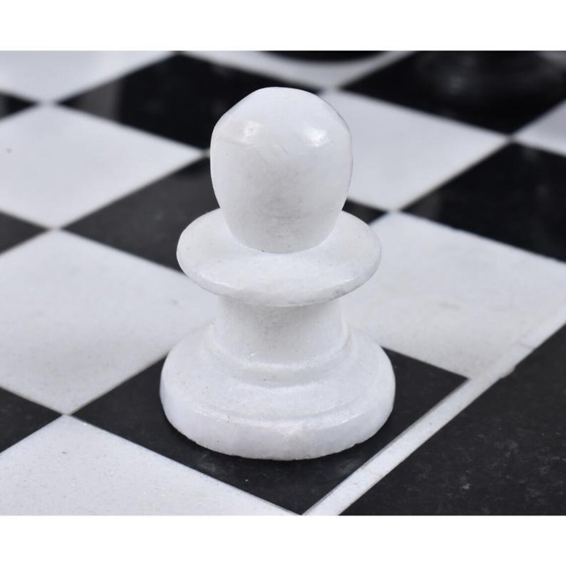 Black Marble Chess Board Premium Luxury Chess Set Handcrafted ...