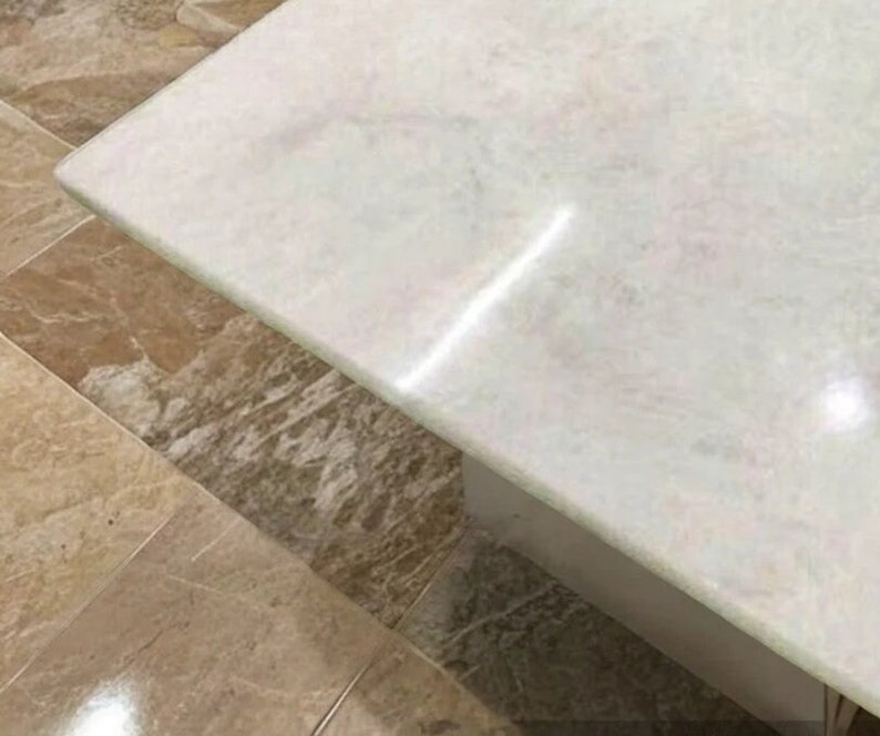 Handmade White Quartz Table Top: Modern Conference Desk Furniture - Etsy