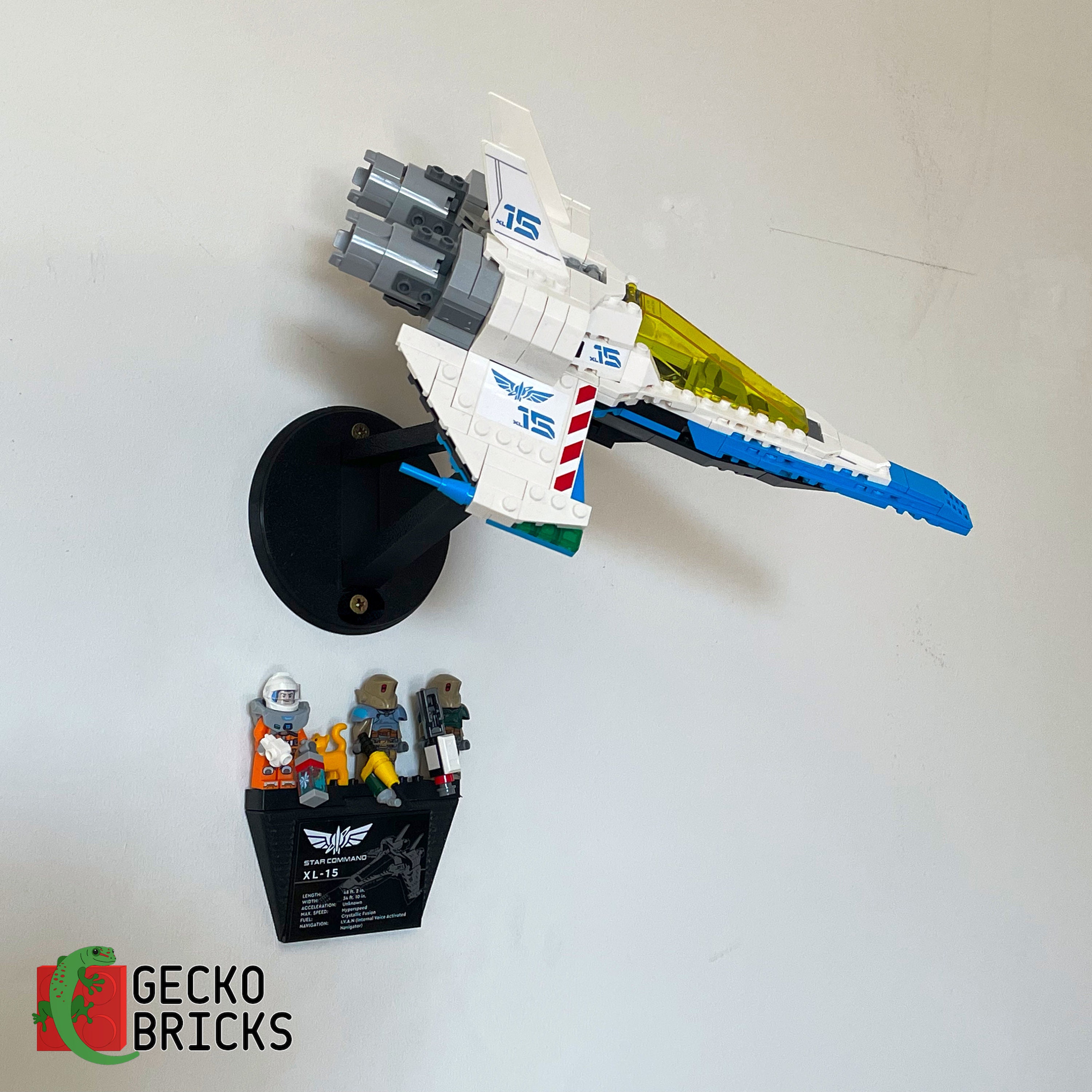 Gecko Bricks Wall Mount for LEGO XL-15 Spaceship Buzz - Etsy