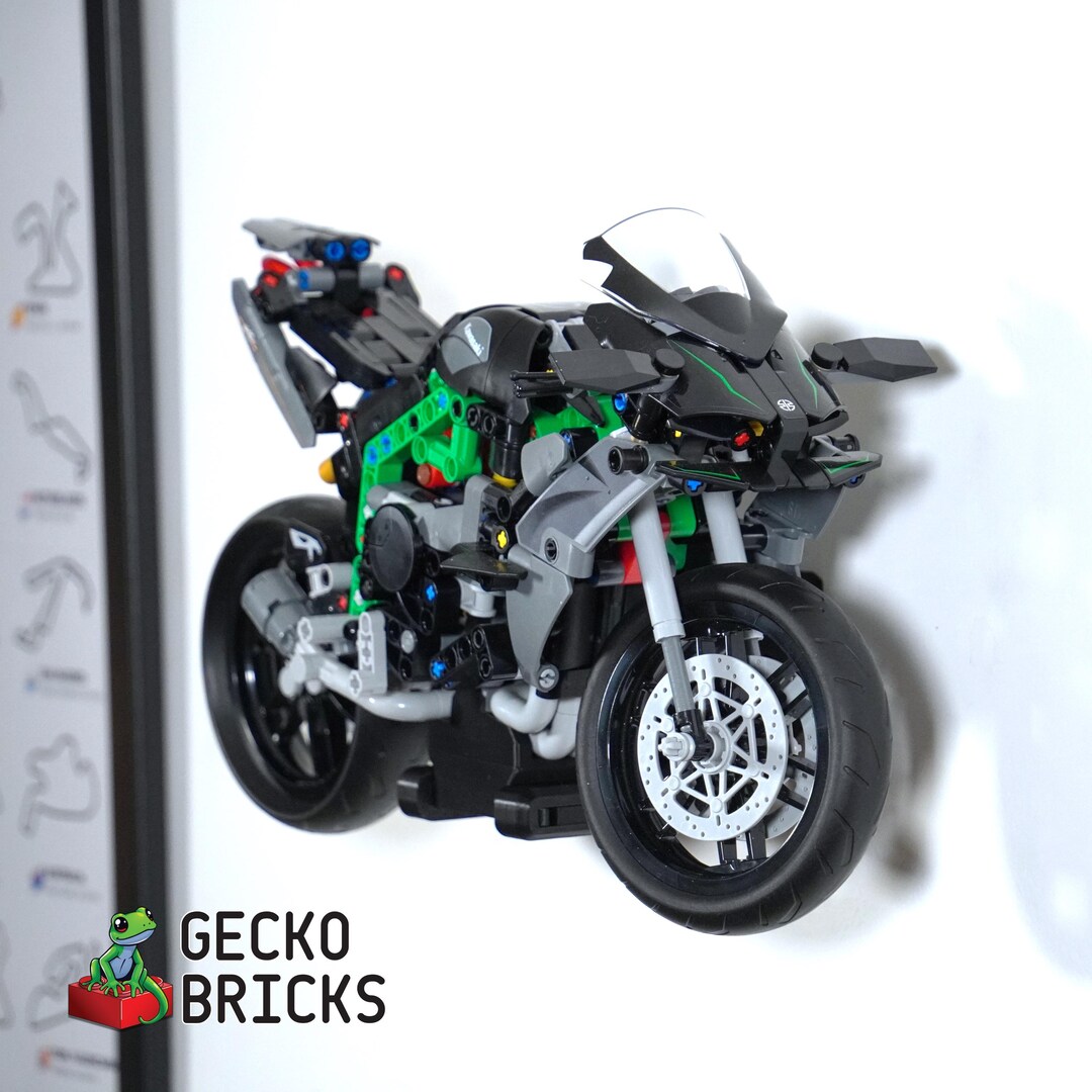 Wall Mount for LEGO Kawasaki Ninja H2 H2R 42170 Gecko Bricks - Etsy