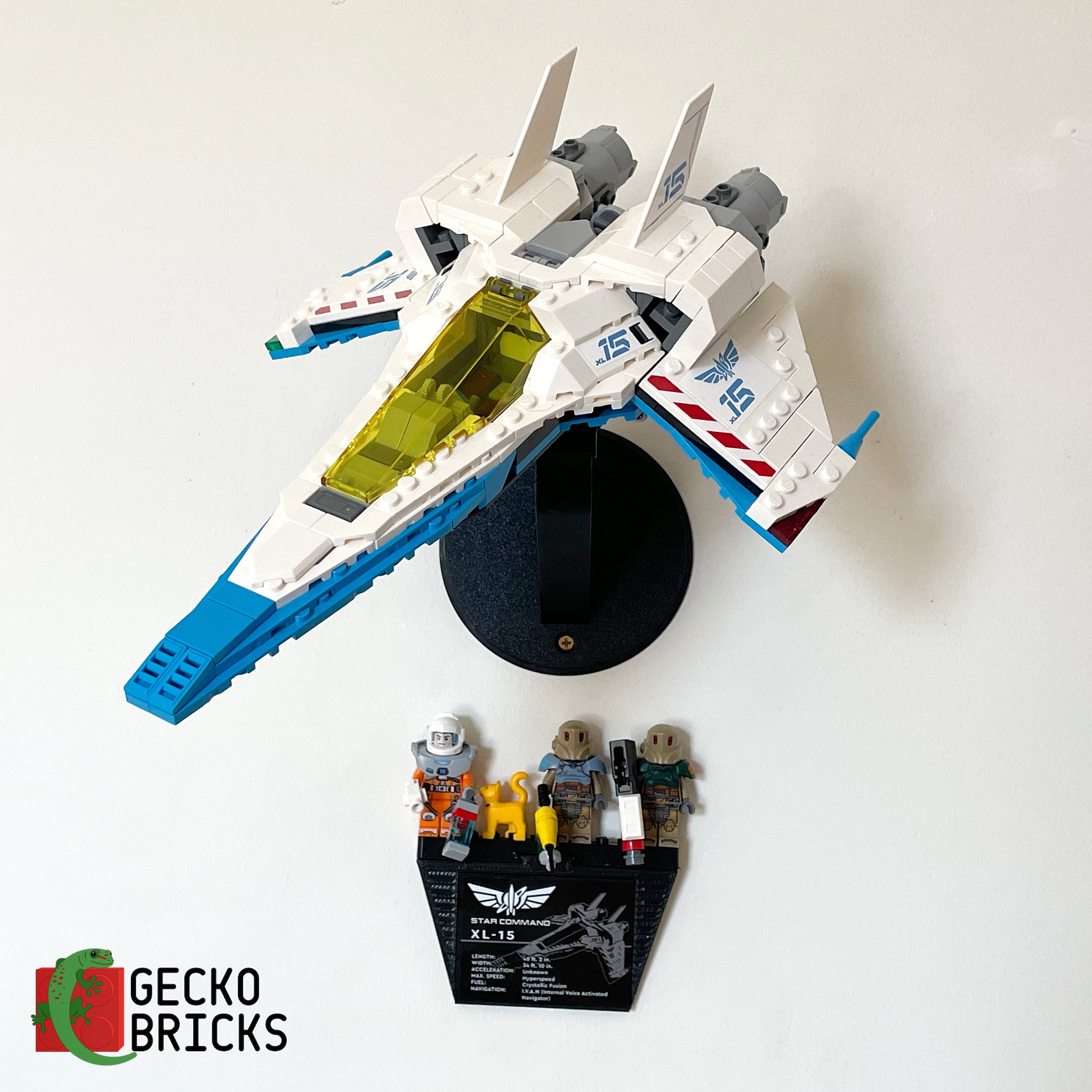 Gecko Bricks Wall Mount for LEGO XL-15 Spaceship Buzz - Etsy