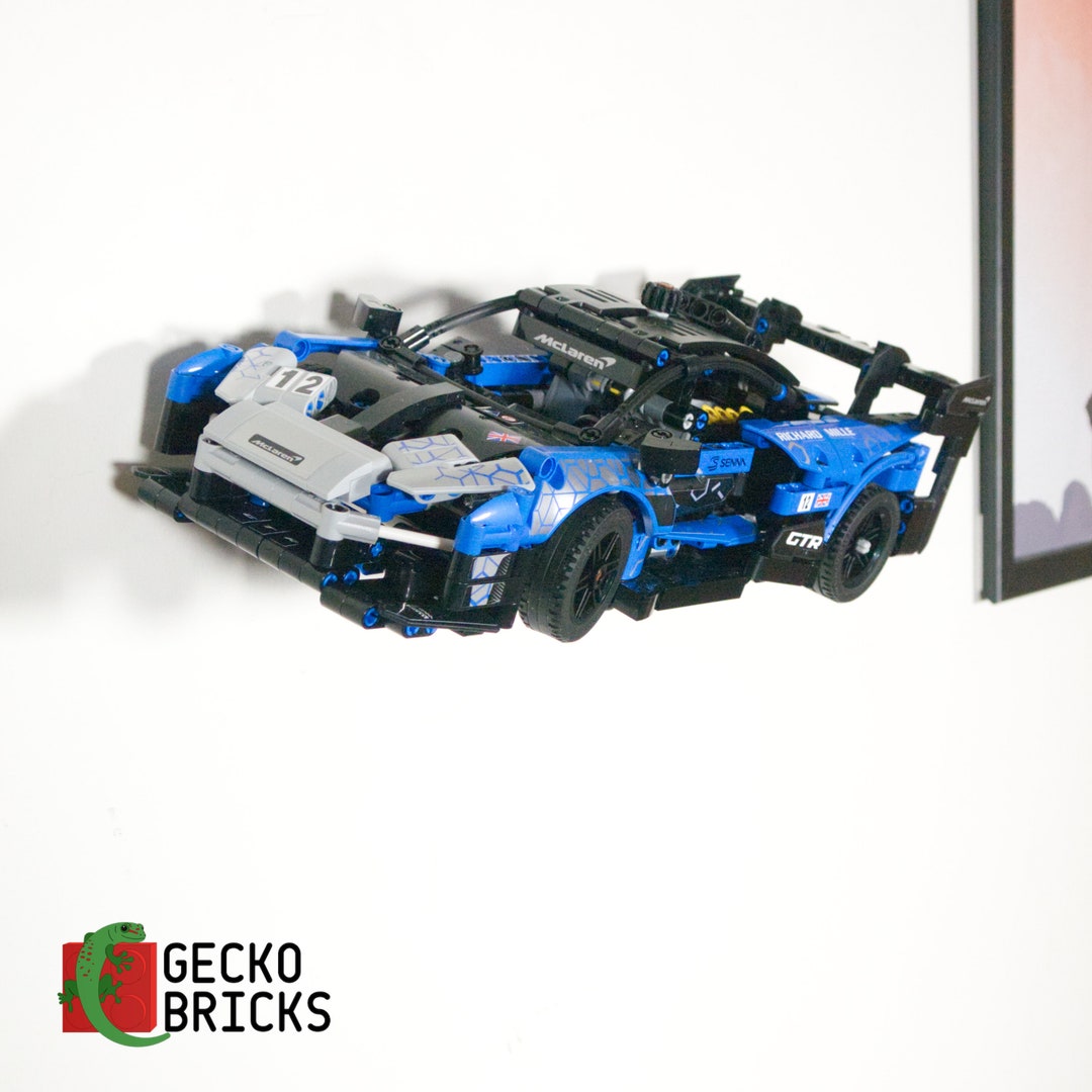Gecko Bricks Wall Mount for LEGO Technic Mclaren Senna GTR 42123 3D ...