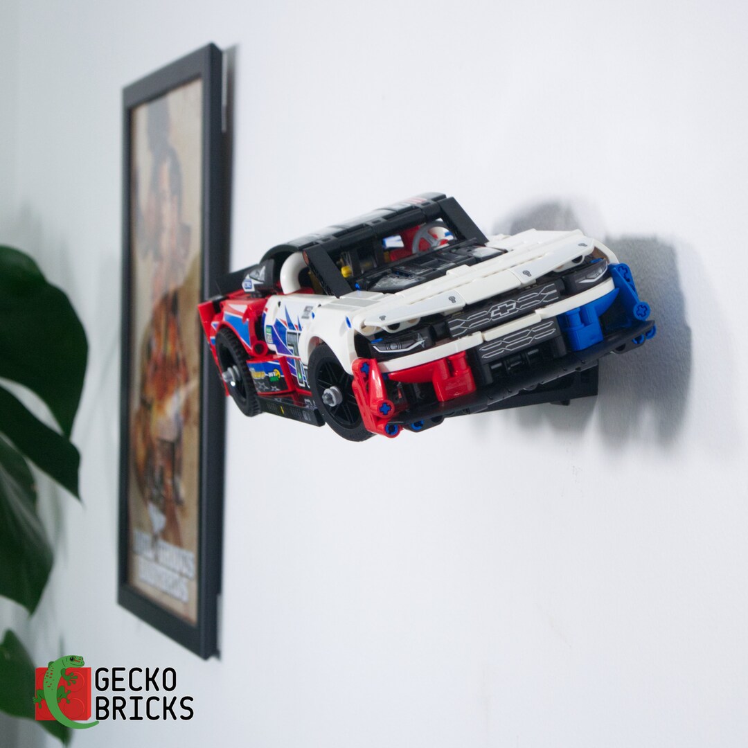 Gecko Bricks Wall Mount for LEGO Technic Nascar Next Gen Chevrolet ...