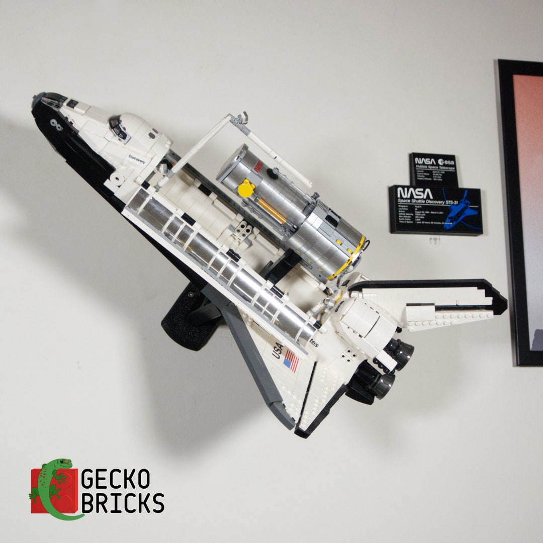 Gecko Bricks Wall Mount for Lego Nasa Space Shuttle Discovery 10283 3D ...