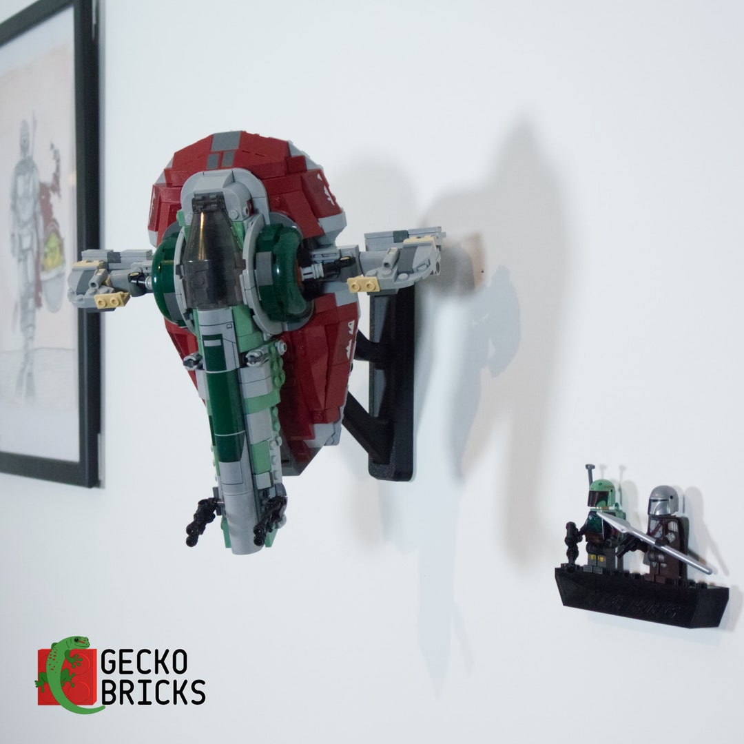 Gecko Bricks Wall Mount for LEGO Star Wars Boba Fett's Starship 75312 ...