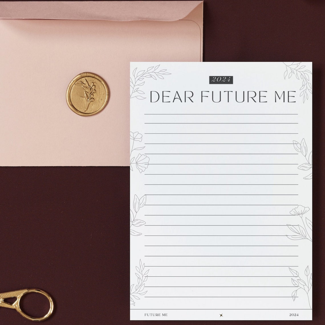 Letter to My Future Self Printable, Dear Future Sel, Letter to Myself ...