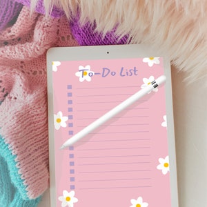 Pink to Do List Printable, Simple Tasks List Template, Productivity ...