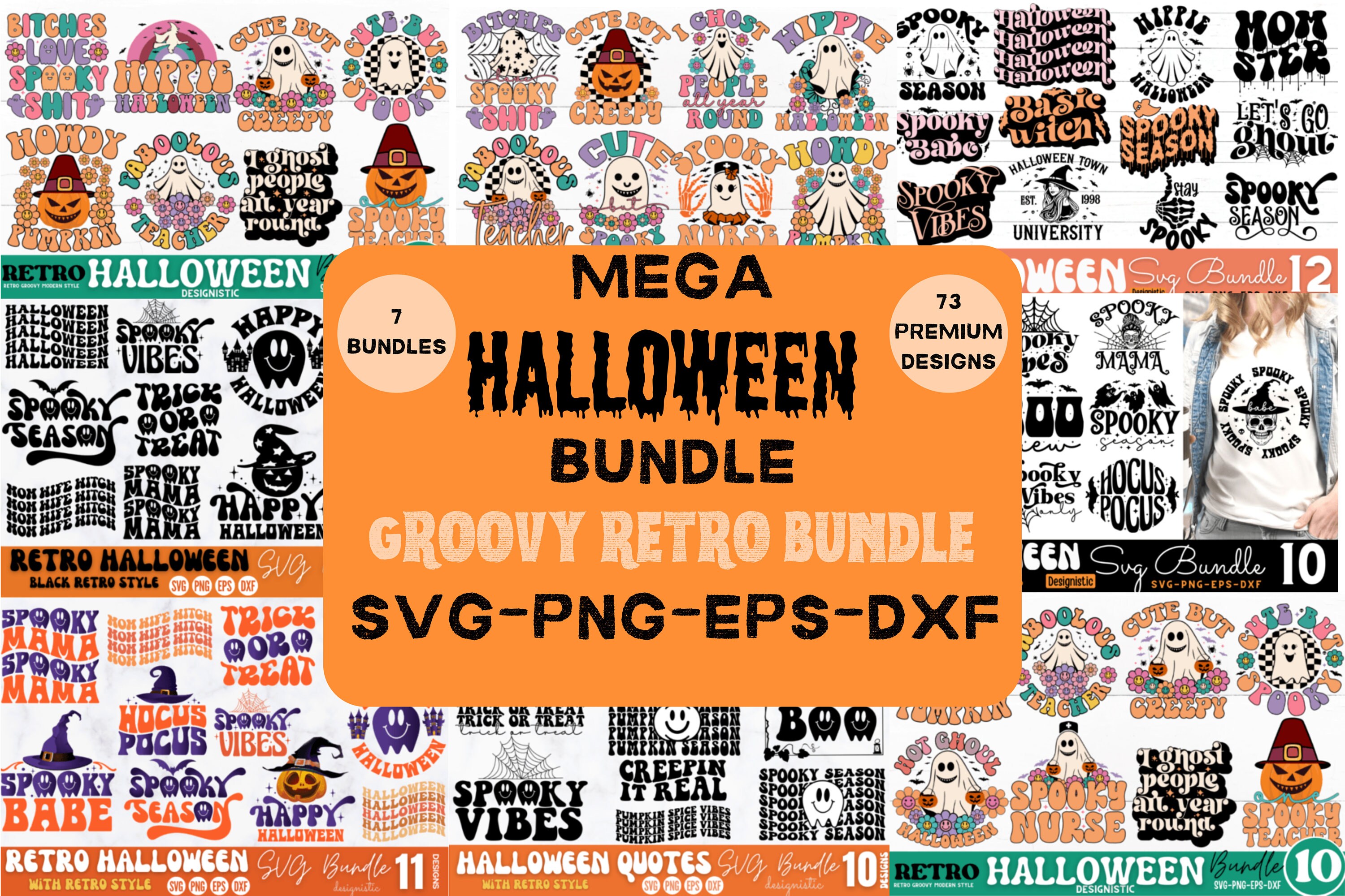 Spooktacular Halloween SVG Bundle Mega Digital Download for Crafts and ...
