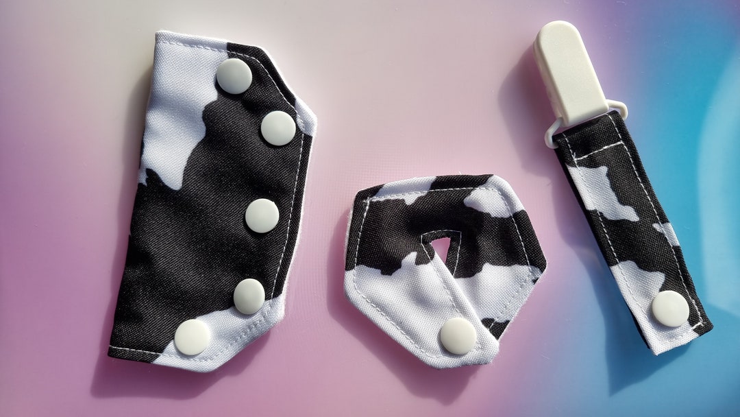 Black and White Tubie Accessory Set ( 1 Port Cover, 1 Tubie Pad and 1 ...