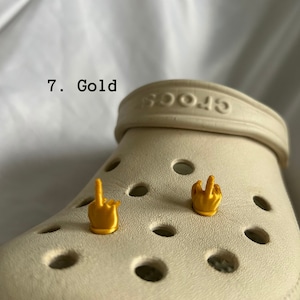 3D Printed Middle Finger Croc Charm, Funny Croc Charms, - Etsy UK