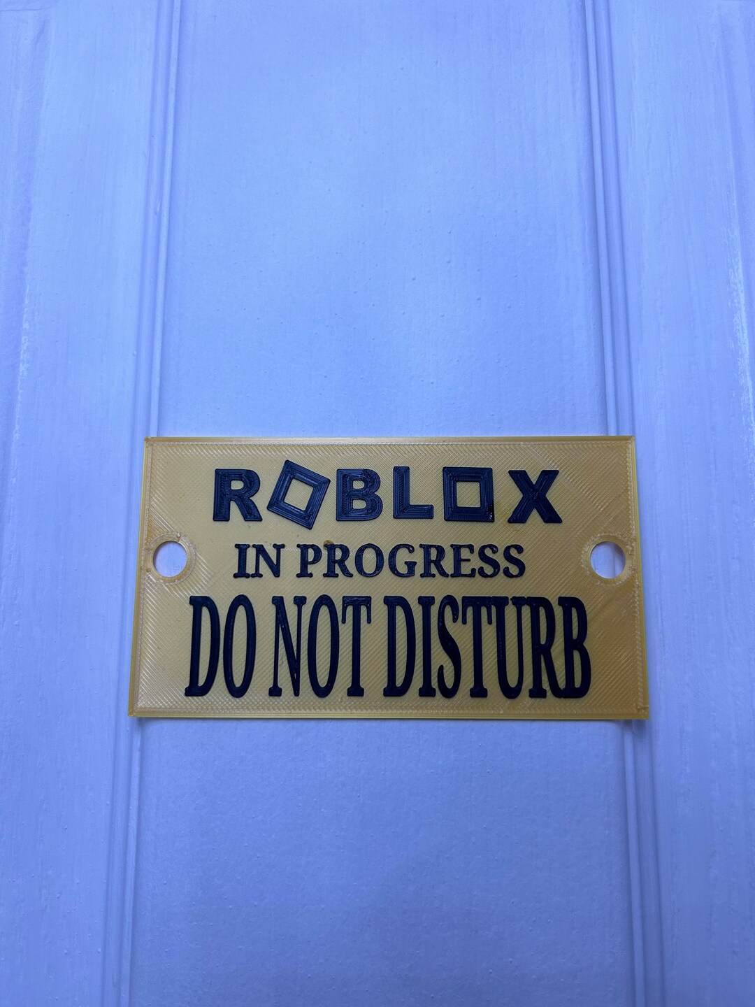3D Printed Gaming Door Sign - Etsy