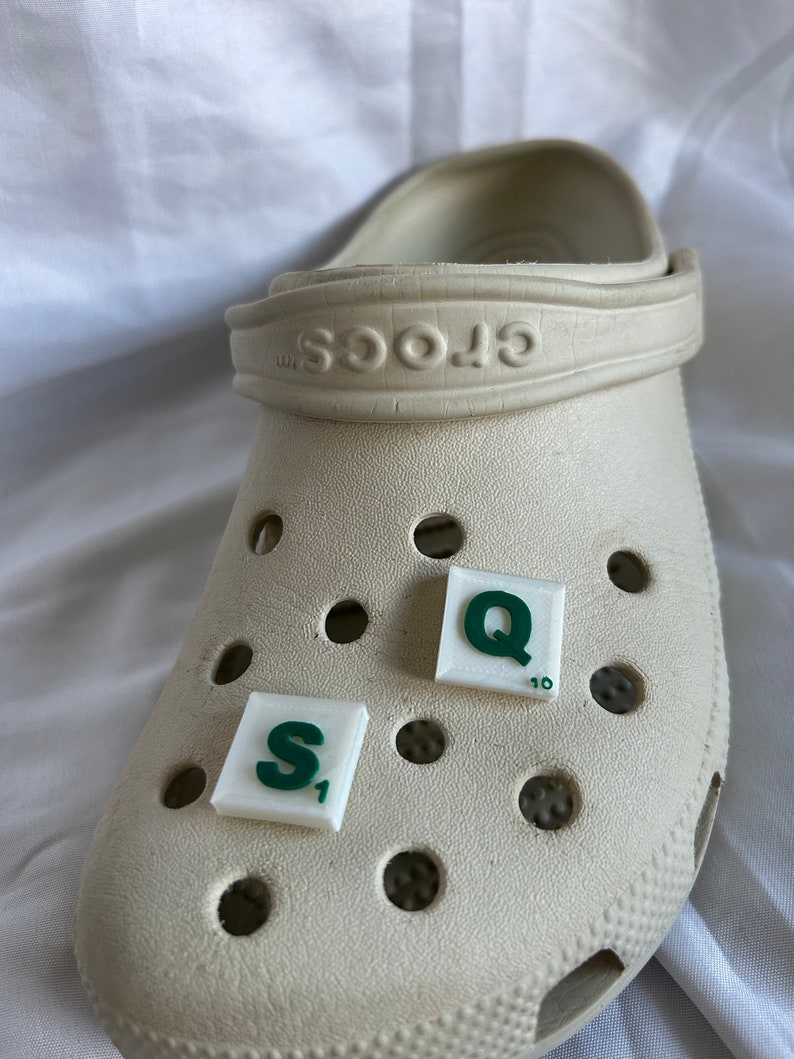 Croc Letter Tiles, 3D Printed Croc Charms, Unique Gifts - Etsy