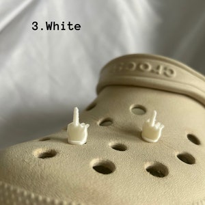 3D Printed Middle Finger Croc Charm, Funny Croc Charms, - Etsy UK