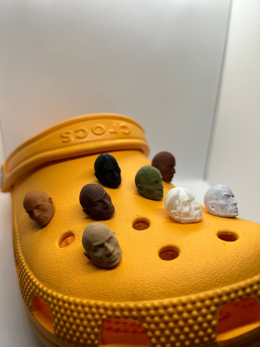 3D Printed 'skin Toned the Rock' Croc Charms - Etsy New Zealand