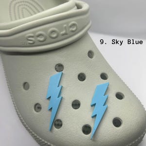 3D Printed Lightning Bolt Croc Charm, - Etsy