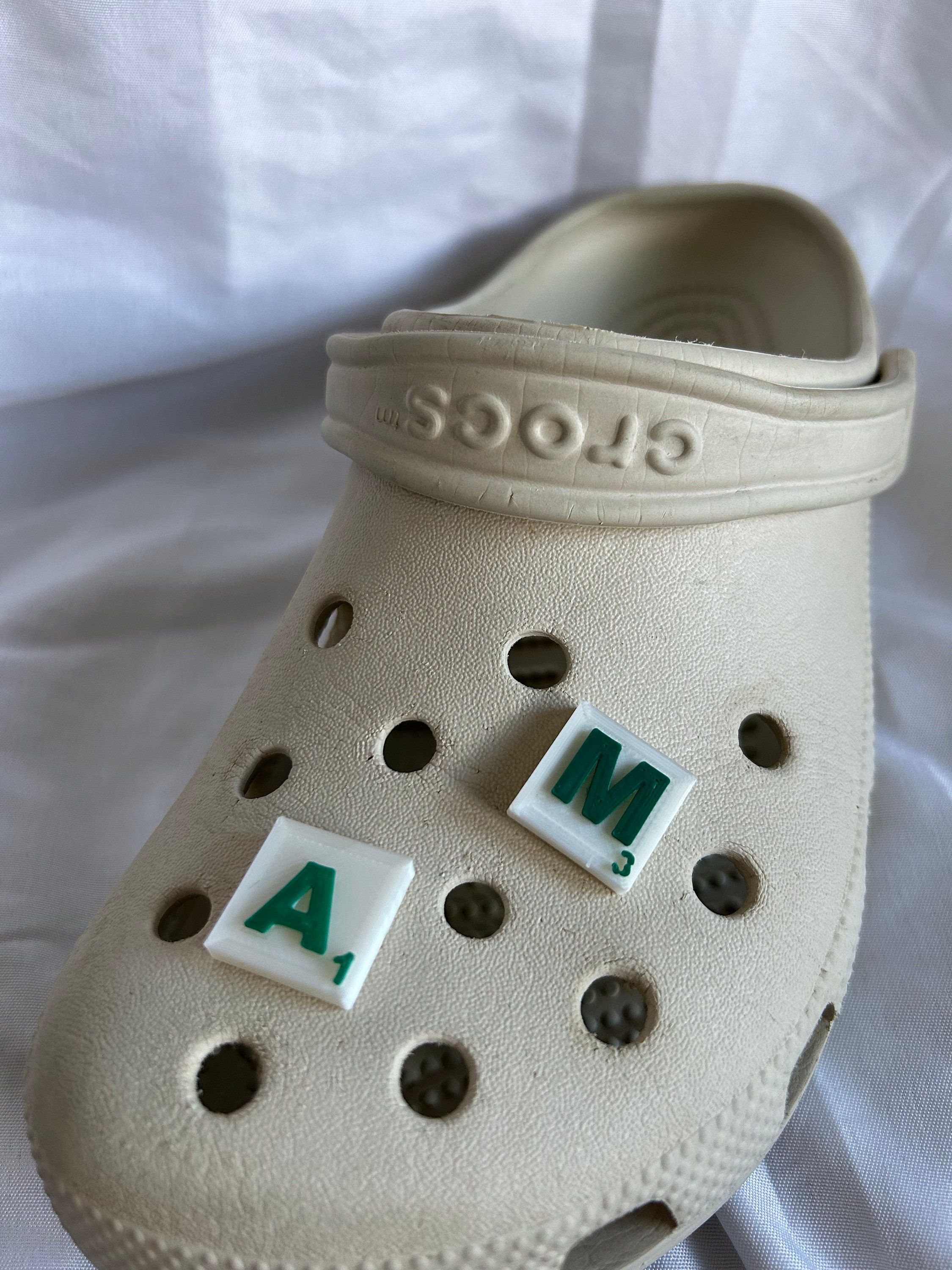 Croc Letter Tiles, 3D Printed Croc Charms, Unique Gifts - Etsy