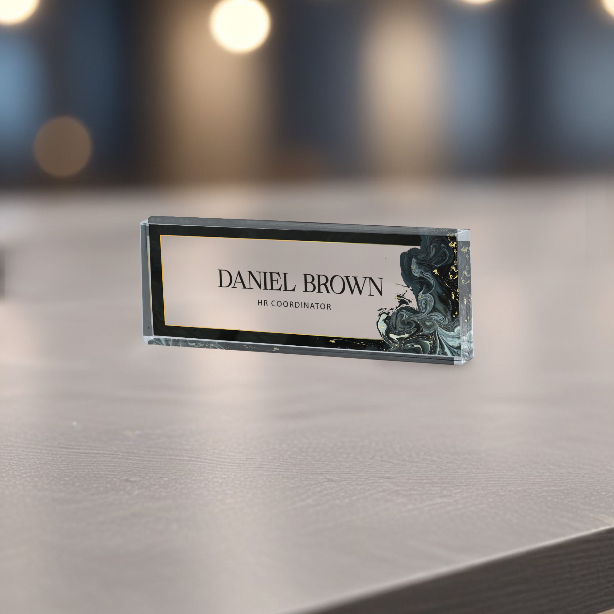 Custom Desk Name Plate, Personalized desk name plate, Office desk name ...
