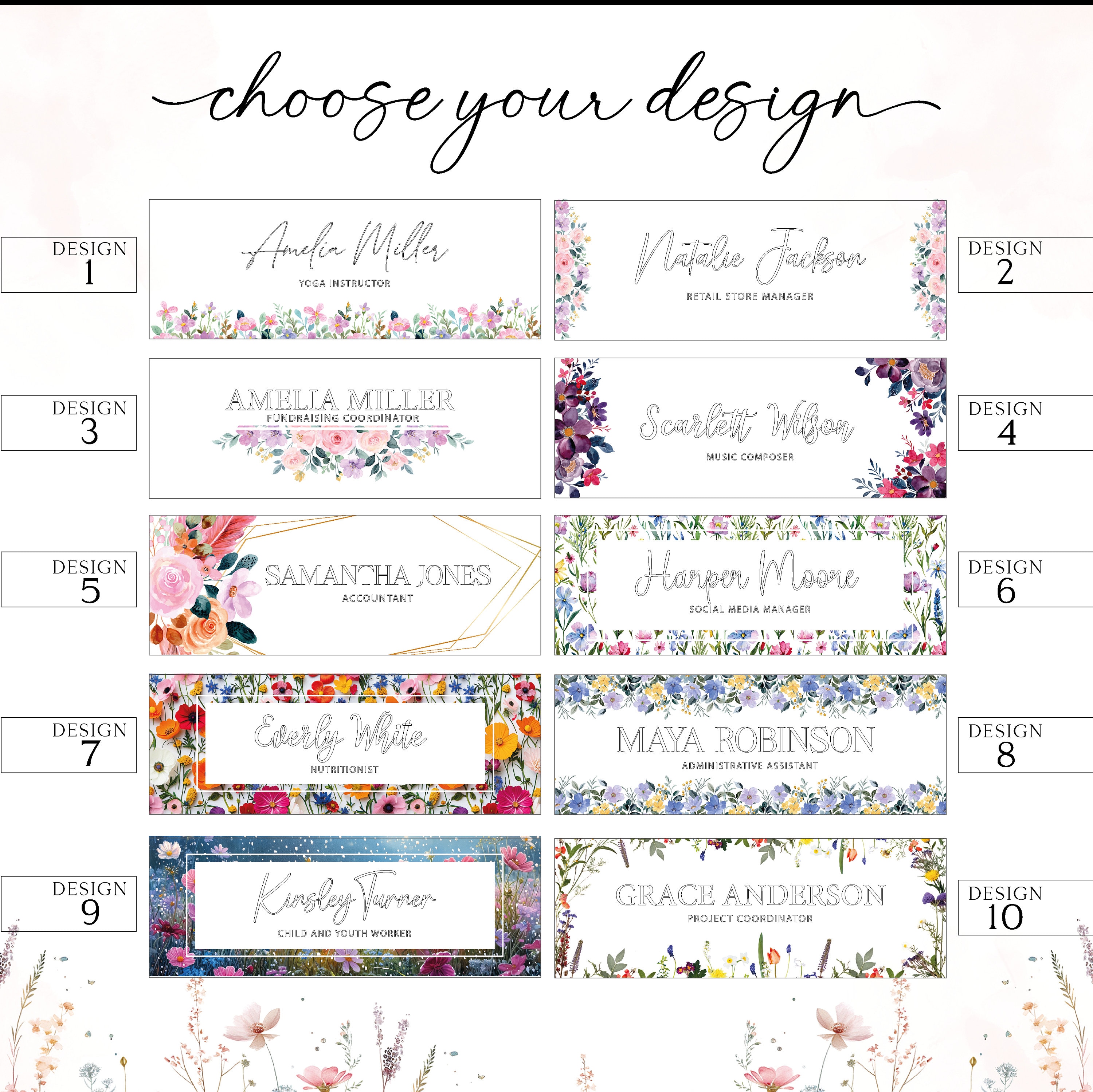 Custom Desk Name Plate, Personalized desk name plate, Office desk name ...