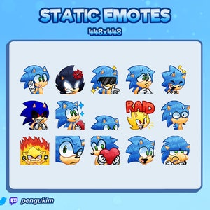 Team Sonic Heroes 60+ Emote Bundle for Twitch / Youtube / Discord ...