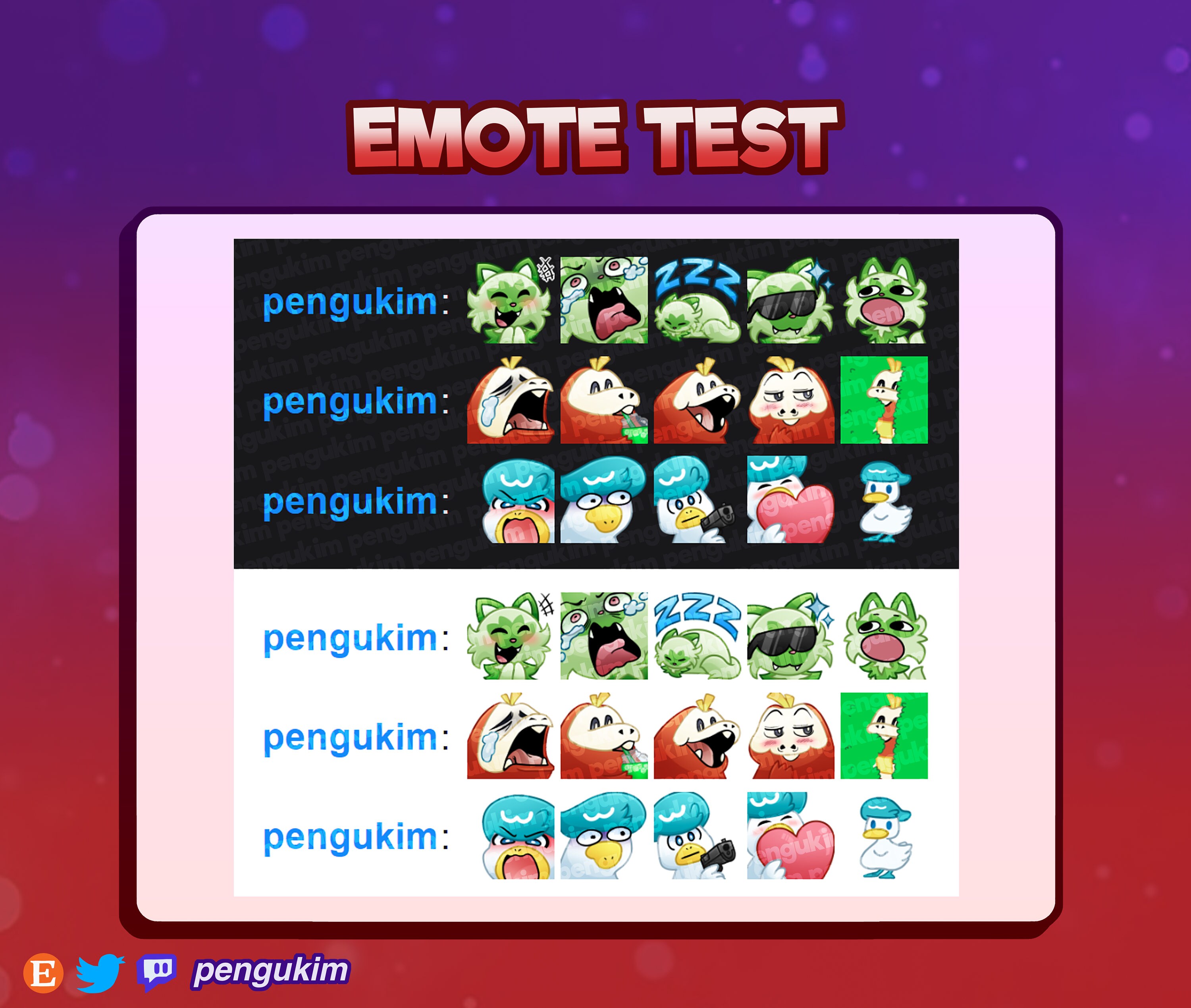 15 Gen 9 Starter Pokemon STATIC ANIMATED Emotes for Twitch, Youtube ...