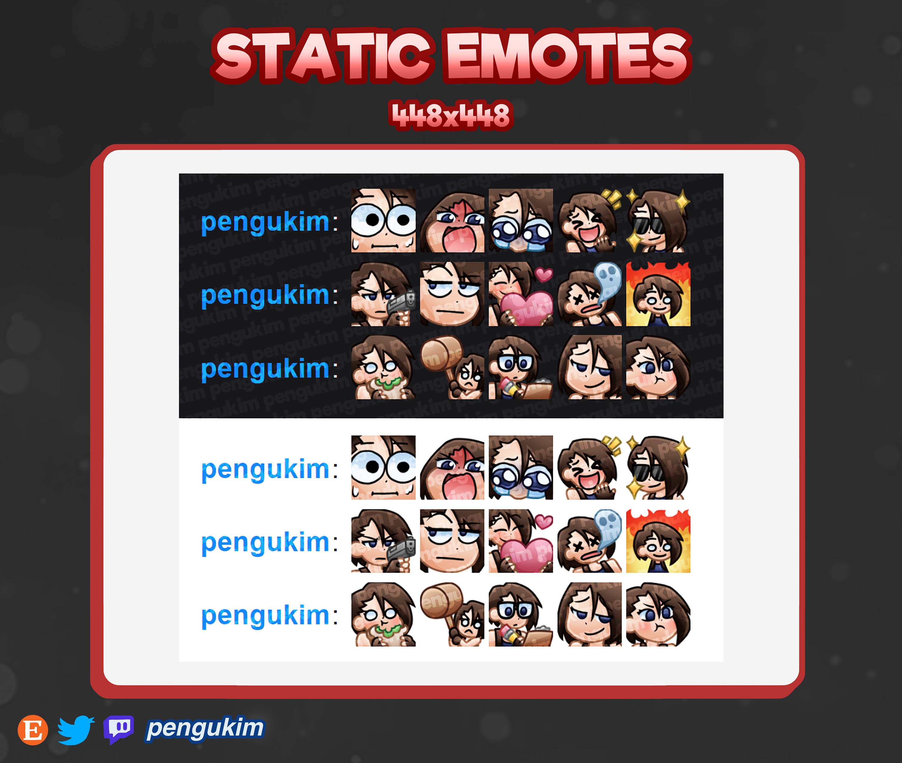20+ Jill Valentine Emotes Animated & Static for Twitch / Youtube ...