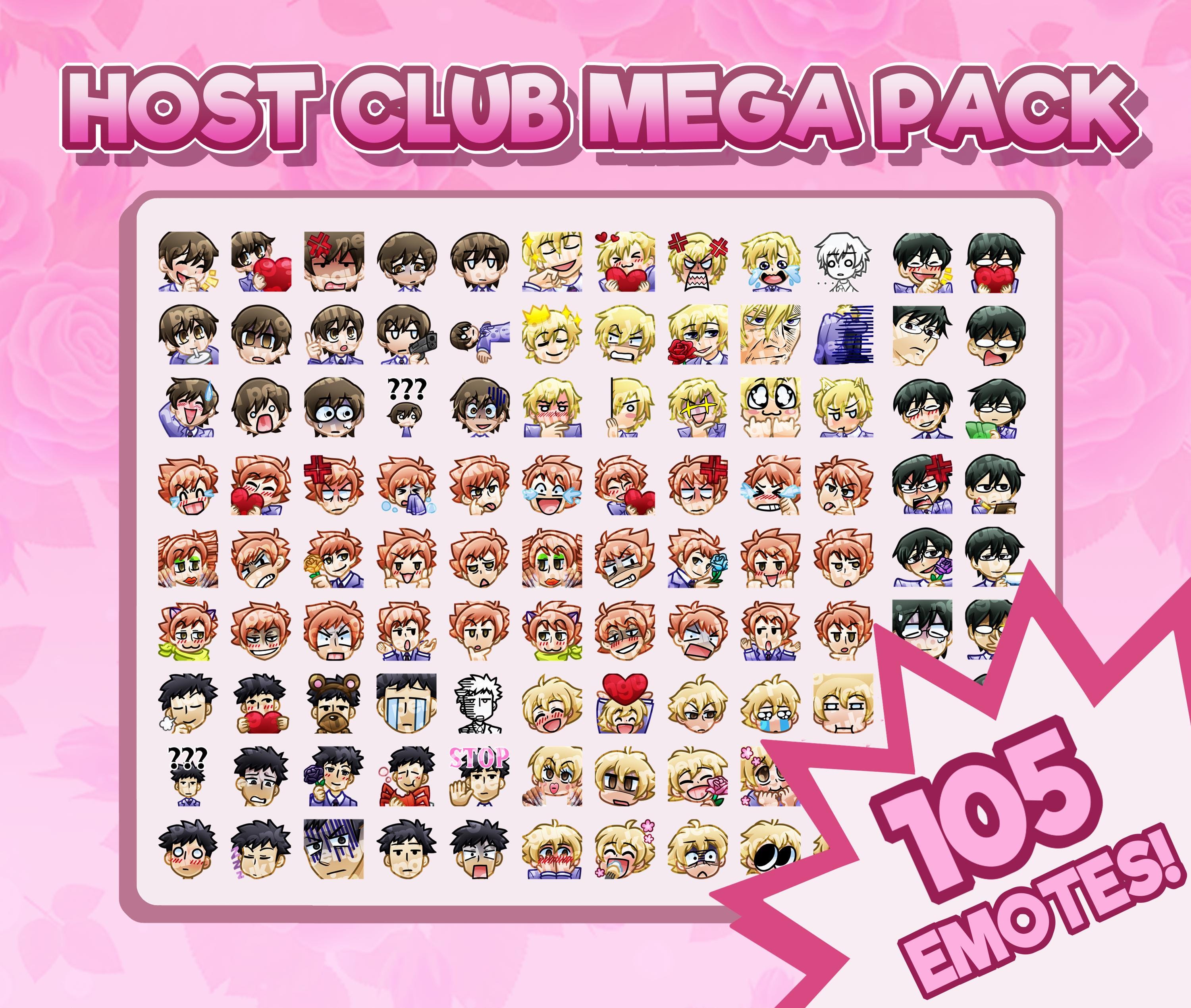OHSHC Mega Emote Pack for Twitch / Youtube / Discord / Facebook / Kick ...