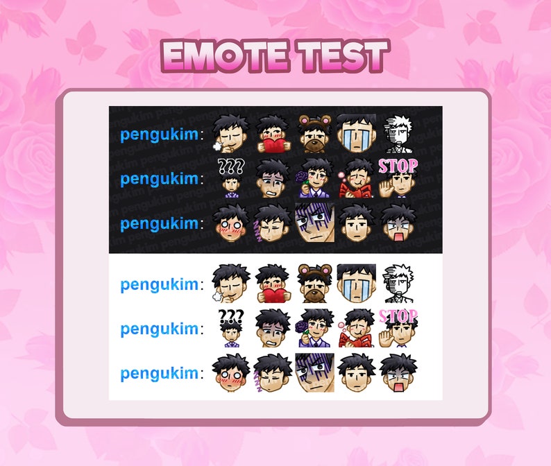 15 OHSHC Mori STATIC Emotes for Twitch, Youtube, Discord (ready to Use ...