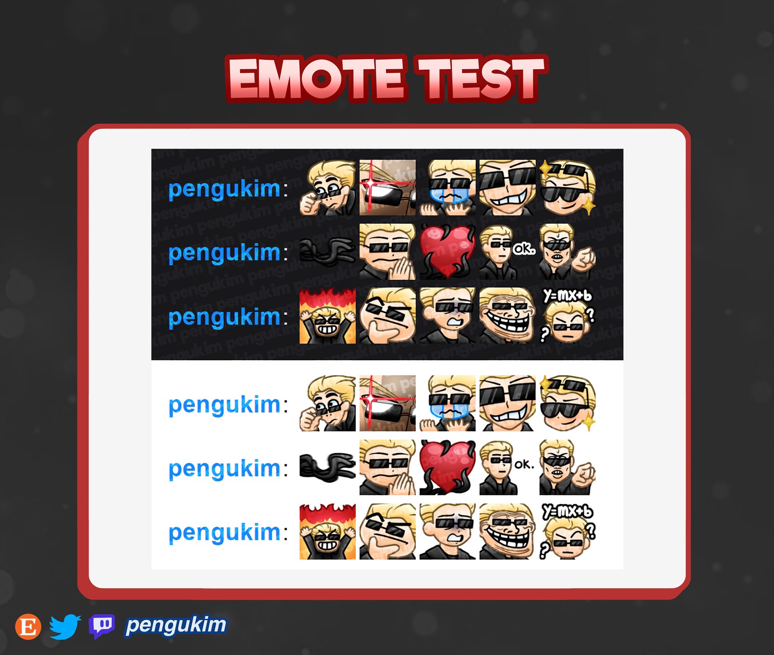 20+ Wesker Emotes Animated & Static for Twitch / Youtube / Discord ...
