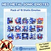 ANIMATED Sonic the Hedgehog Tails Emote Twitch or Discord, Kawaii ...