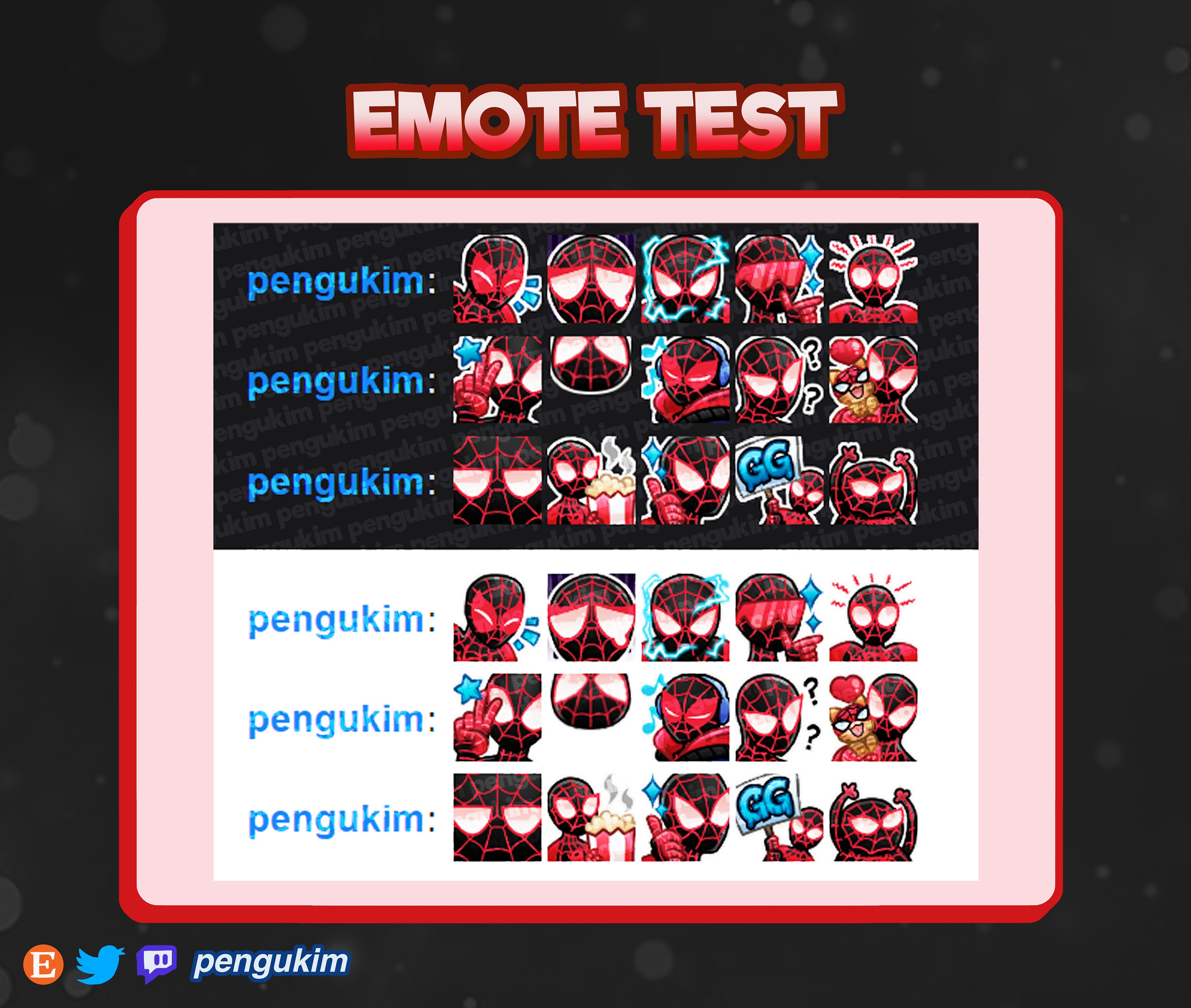 15+ Miles Morales Emotes for Twitch / Youtube / Discord / Facebook ...