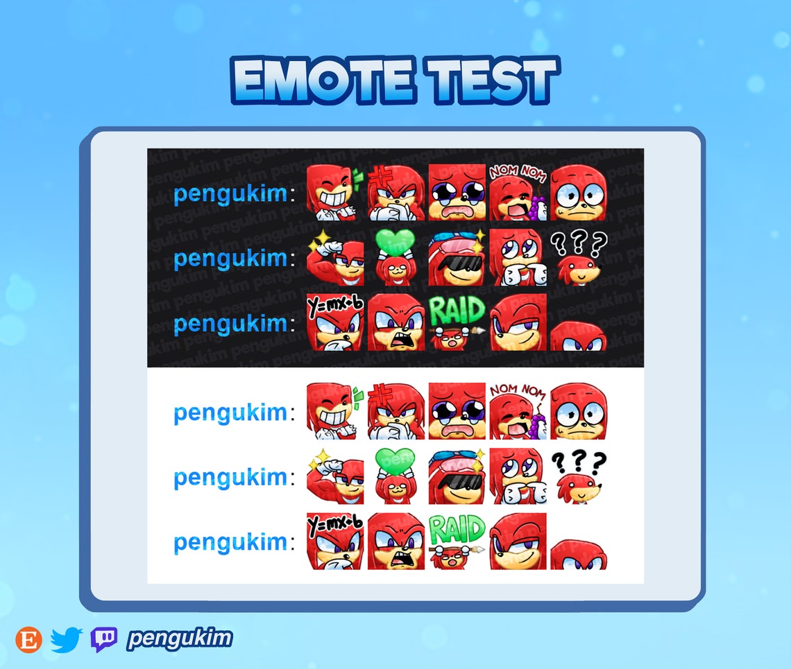 Team Sonic Heroes 60+ Emote Bundle for Twitch / Youtube / Discord ...
