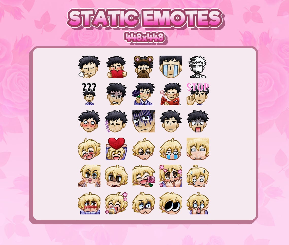 OHSHC Mega Emote Pack for Twitch / Youtube / Discord / Facebook / Kick ...