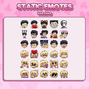 OHSHC Mega Emote Pack for Twitch / Youtube / Discord / Facebook / Kick ...