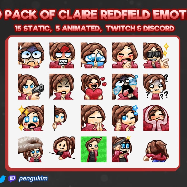 Resident Evil Discord Emotes - Etsy