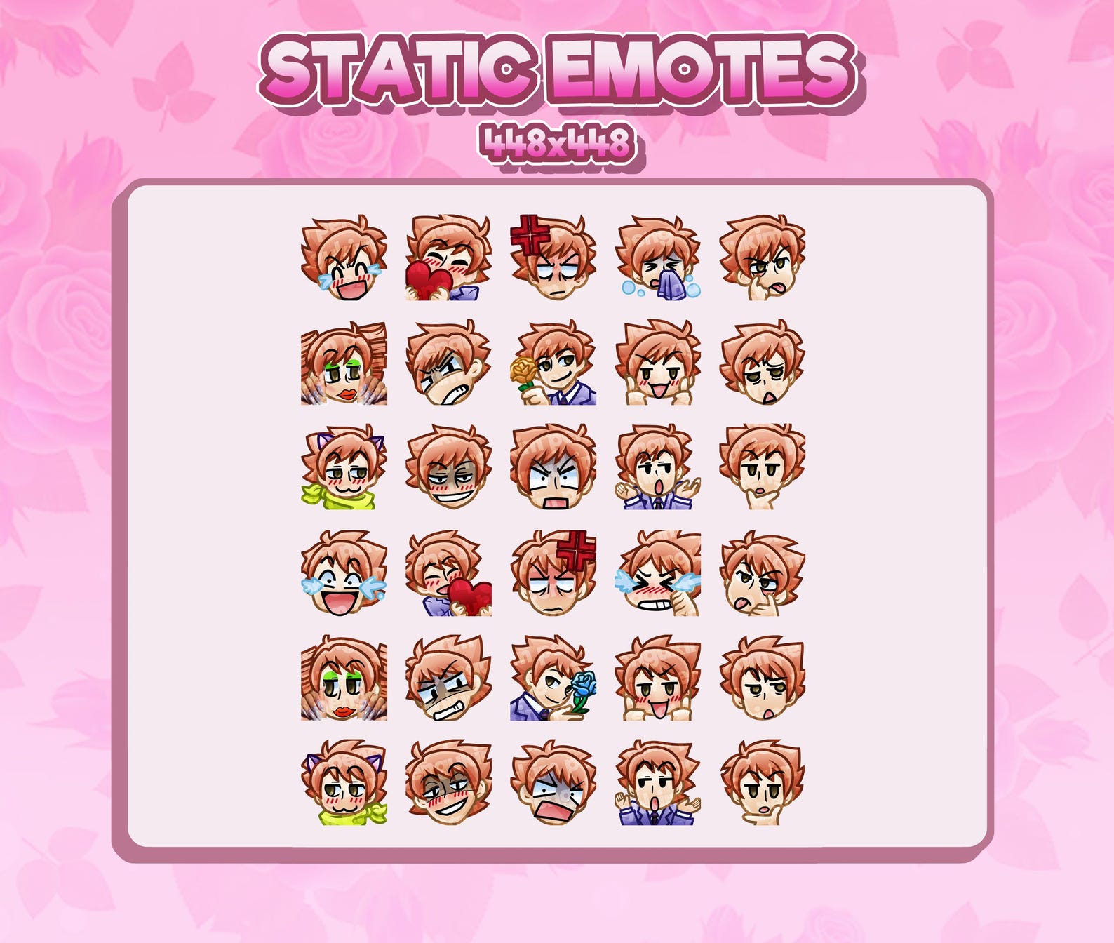 OHSHC Mega Emote Pack for Twitch / Youtube / Discord / Facebook / Kick ...